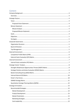 Strategic Case Analysis of Domino's Pizza | PDF