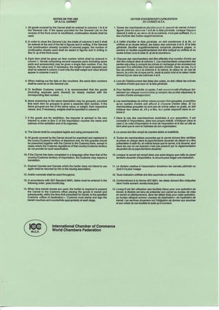 ATA Carnet - Sample | PDF | Business | Business and Finance