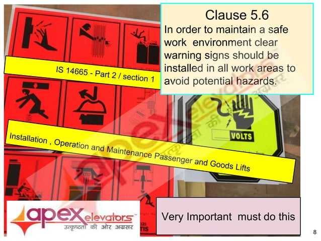 Elevator Codes in India -- IS 14665 at a glance | PPTX | Track and ...