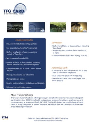 At a glance flyer tuck | PDF