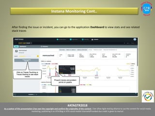 #ATAGTR2018 Presentation "Performance Testing and Monitoring of ...
