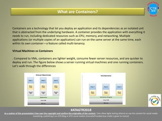 #ATAGTR2018 Presentation "Performance Testing and Monitoring of ...