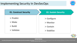 #ATAGTR2018 Presentation "Decoding Security in DevSecOps" by Meghashyam Varanasi and Venkat ...