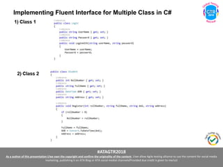 #ATAGTR2018 Presentation "Design Patterns in Test Automation" By ...