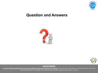 #ATAGTR2018 Presentation "Design Patterns in Test Automation" By ...