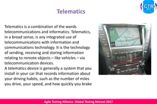 ATAGTR2017 Testing of Connected Cars Based on IOT | PPTX | Internet ...