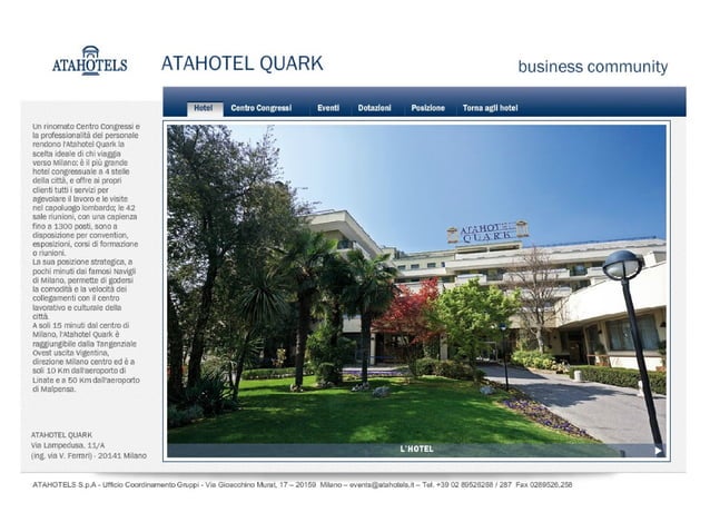 Atahotel Quark | PPT