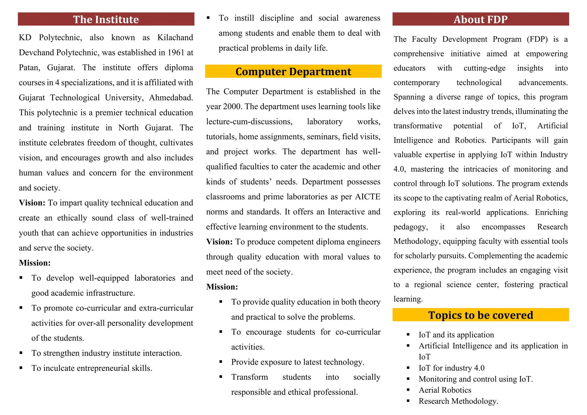 ATAL-FDP-KDP-PATAN for the faculty and student | PDF