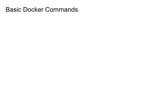 Docker Introduction And Its Usage In Machine Learning Ppt 3888