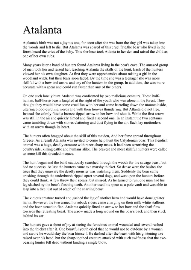 Atalanta | PDF
