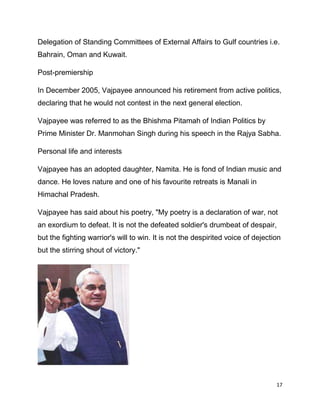 Atal Bihari Vajpayee | PDF