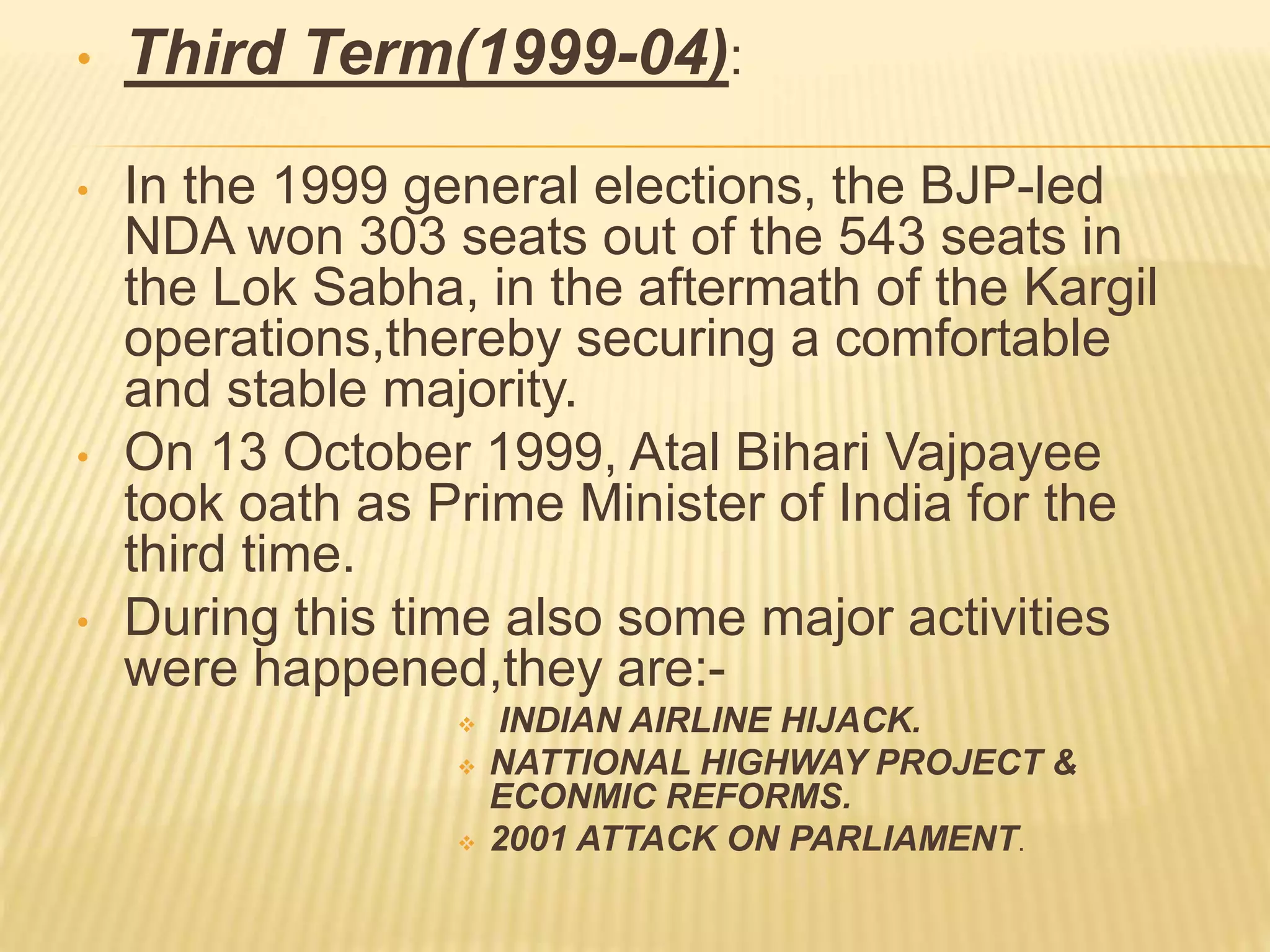 Atal biharivajpayee a real indian hero | PPTX