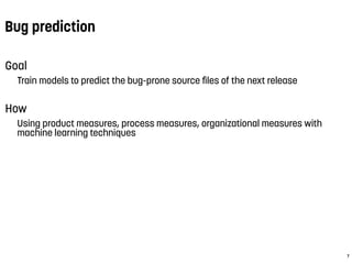 A tale of bug prediction in software development | PDF | Operating Systems | Computer Software ...