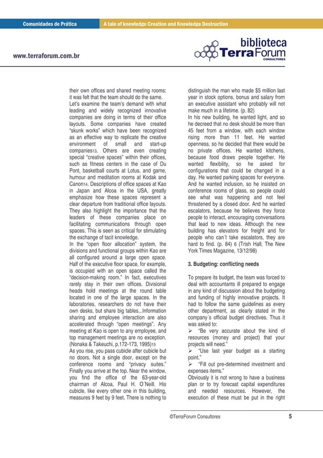 A Tale of Knowledge Creation and Knowledge Destruction | PDF