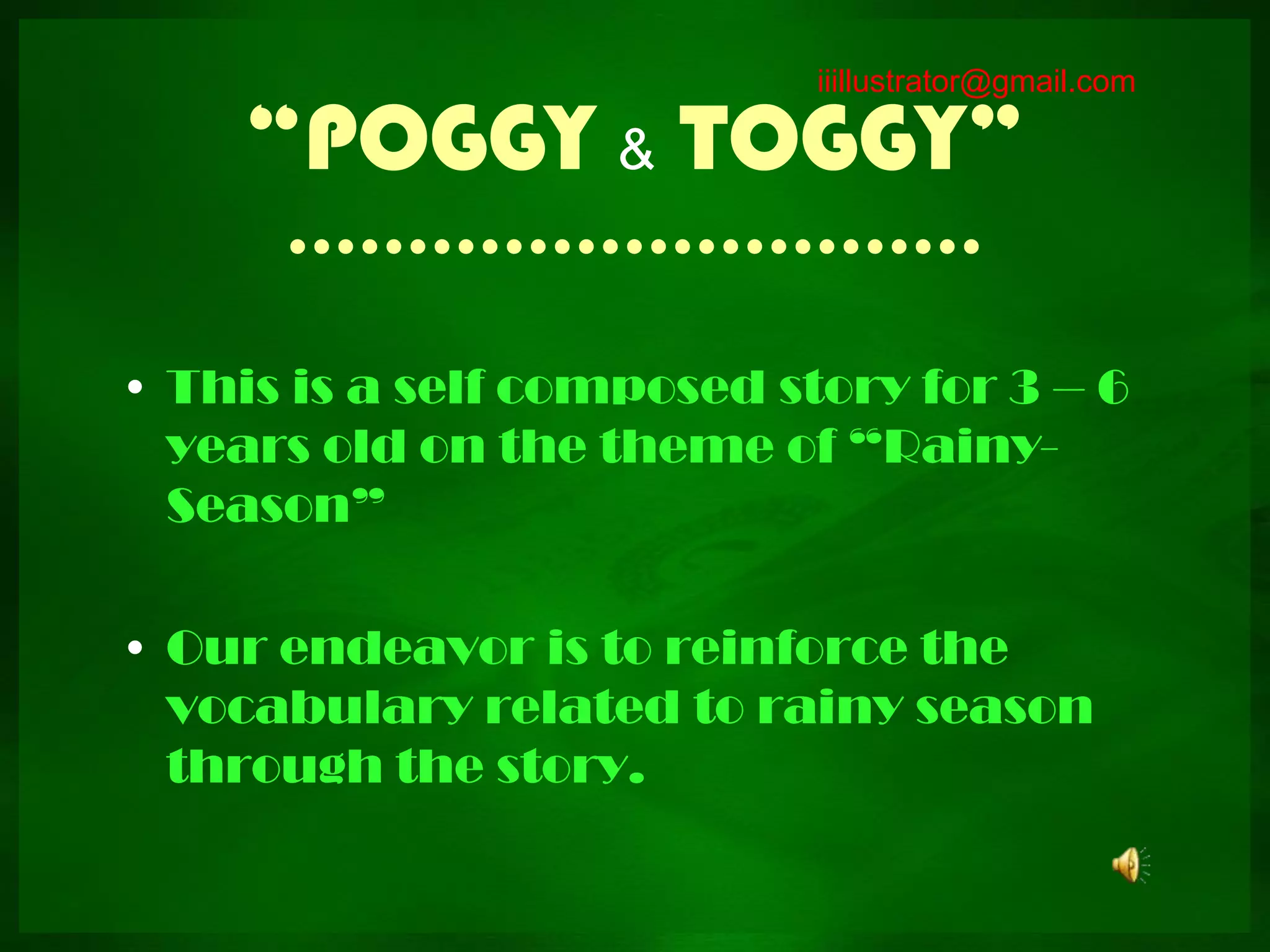 A tale of poggy & toggy | PPSX