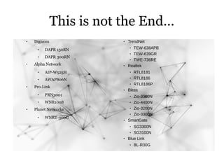 A tale of a rouge router firmware | PPT