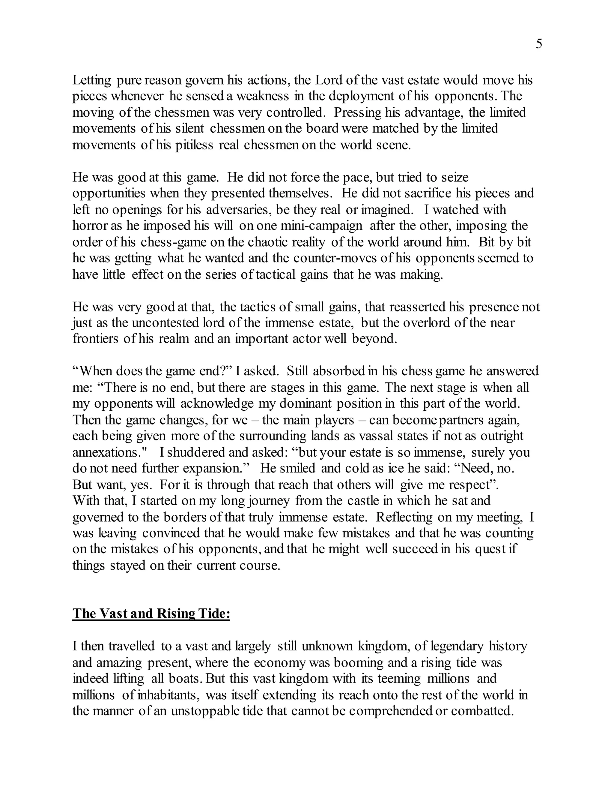 A tale of seven kingdoms | DOCX