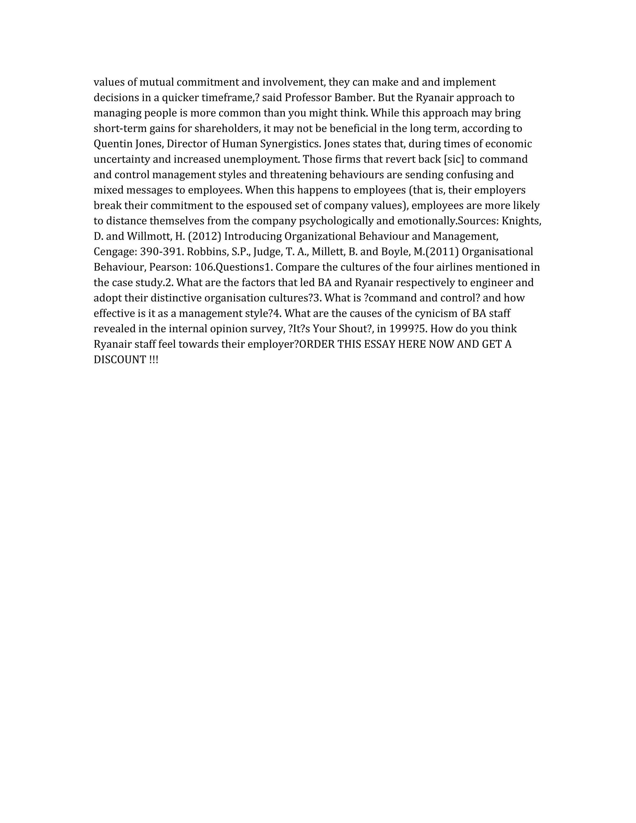 A Tale of Two Airlines.docx | Air Travel | Travel Type