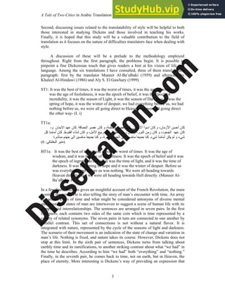 A Tale Of Two Cities In Arabic Translation | PDF