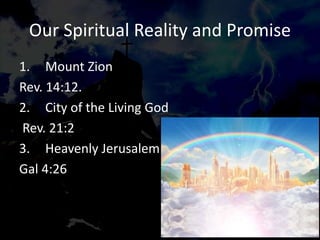 A tale of two mountains Hebrews 12:18-29 | PPTX