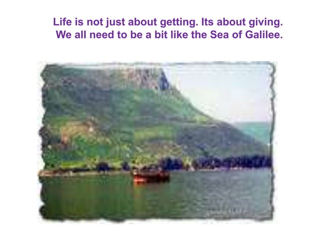 A tale of two seas | PPT