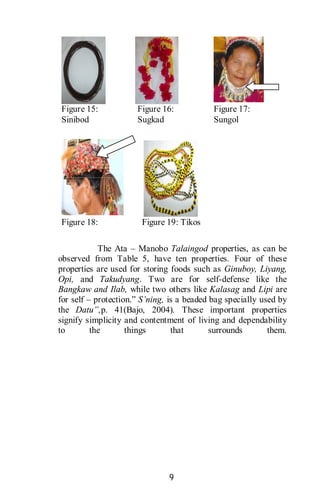 ATA MANOBO DANCES in TALAINGOD, DAVAO DEL NORTE | PDF