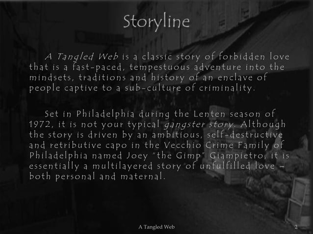A Tangled Web | PPT
