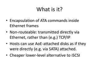 Ata Over Ethernet | PDF | Computer Networking | Computing