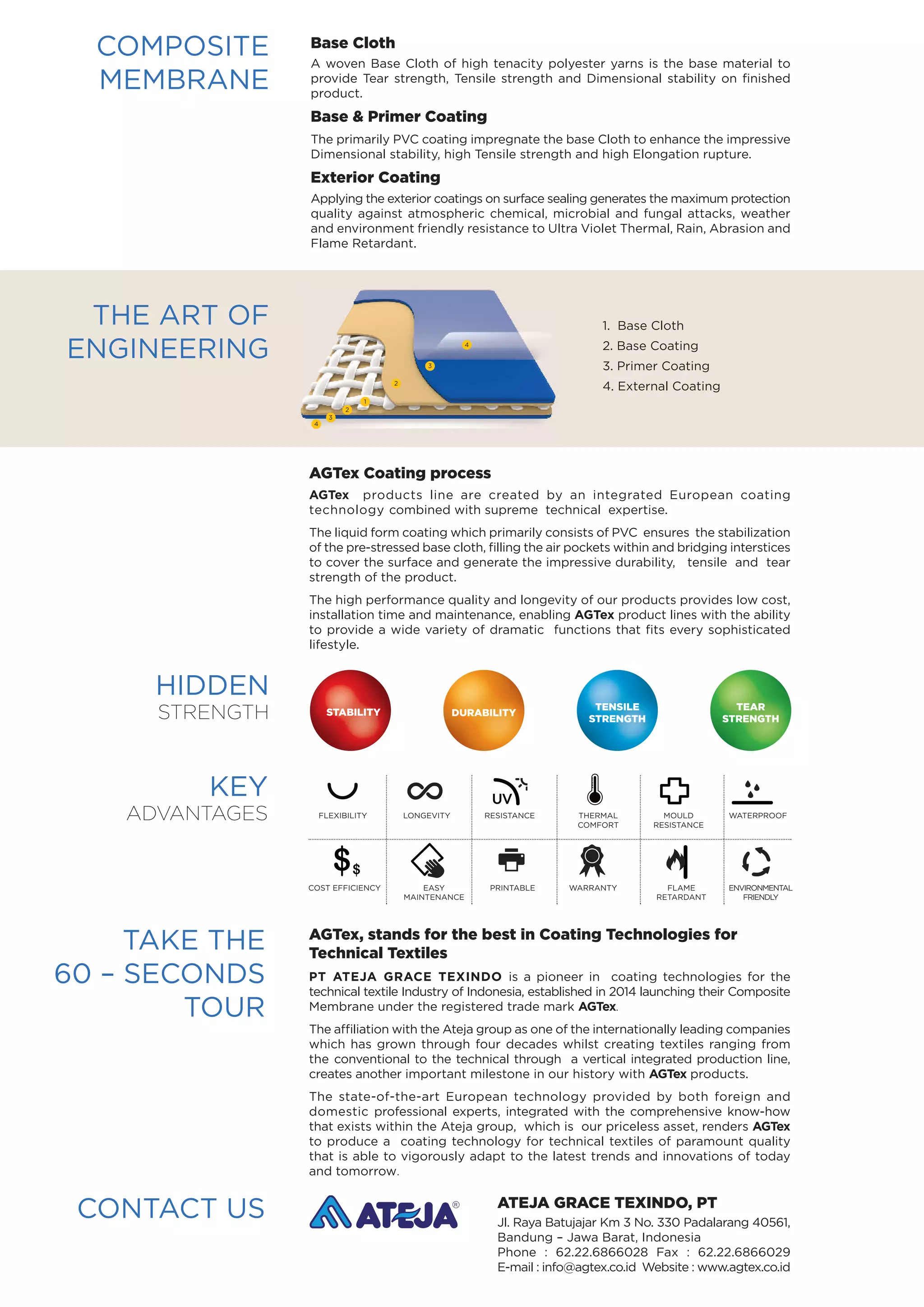 ATAP MEMBRANE INDONESIA - CATALOGUE AGTEX | PDF
