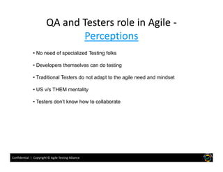 Ata pune 3rd meetup agile testing and testers role in agile development ...