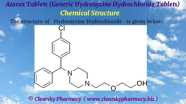 Atarax Tablets (Generic Hydroxyzine Hydrochloride Tablets) | PPT