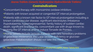 Atarax Tablets (Generic Hydroxyzine Hydrochloride Tablets) | PDF