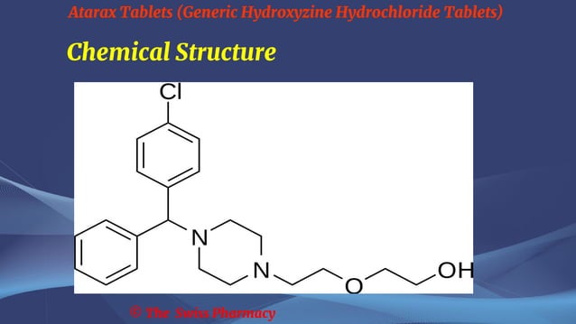 Atarax Tablets (Generic Hydroxyzine Hydrochloride Tablets) | PDF ...