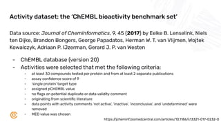 Chemaxon EU UGM 2022 | Translating data to predictive models | PPT