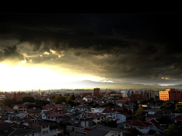 Sunset in Cuenca-Ecuador