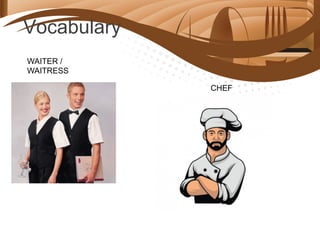 At a restaurant 4ºeso | PDF