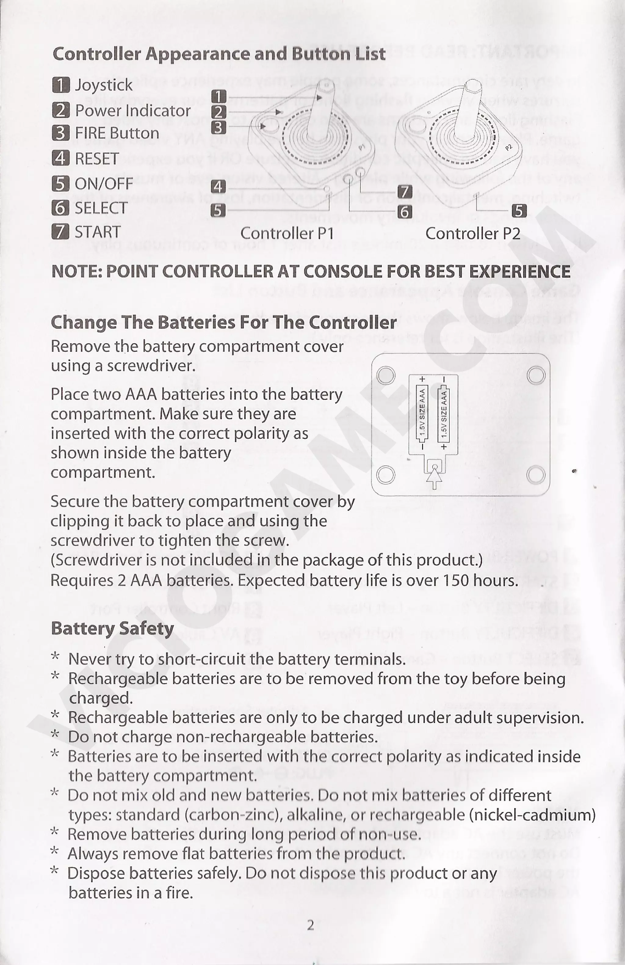 Manual - Atari Flashback 4 | PDF