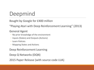 Atari Game State Representation using Convolutional Neural Networks | PPT