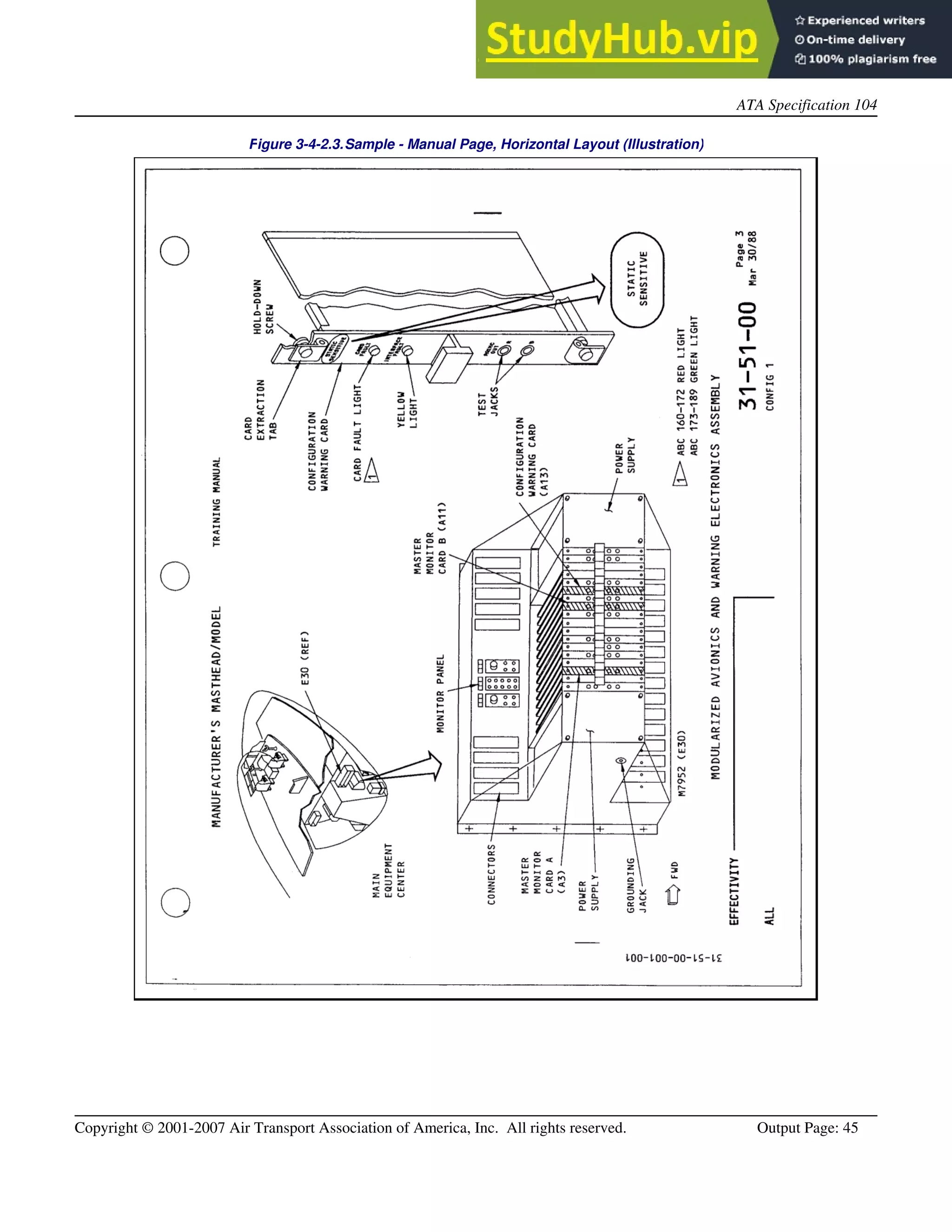 ATA Specification 104 Guidelines For Aircraft Maintenance Training | PDF
