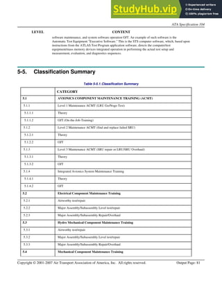 Air Transport Association Specification 104