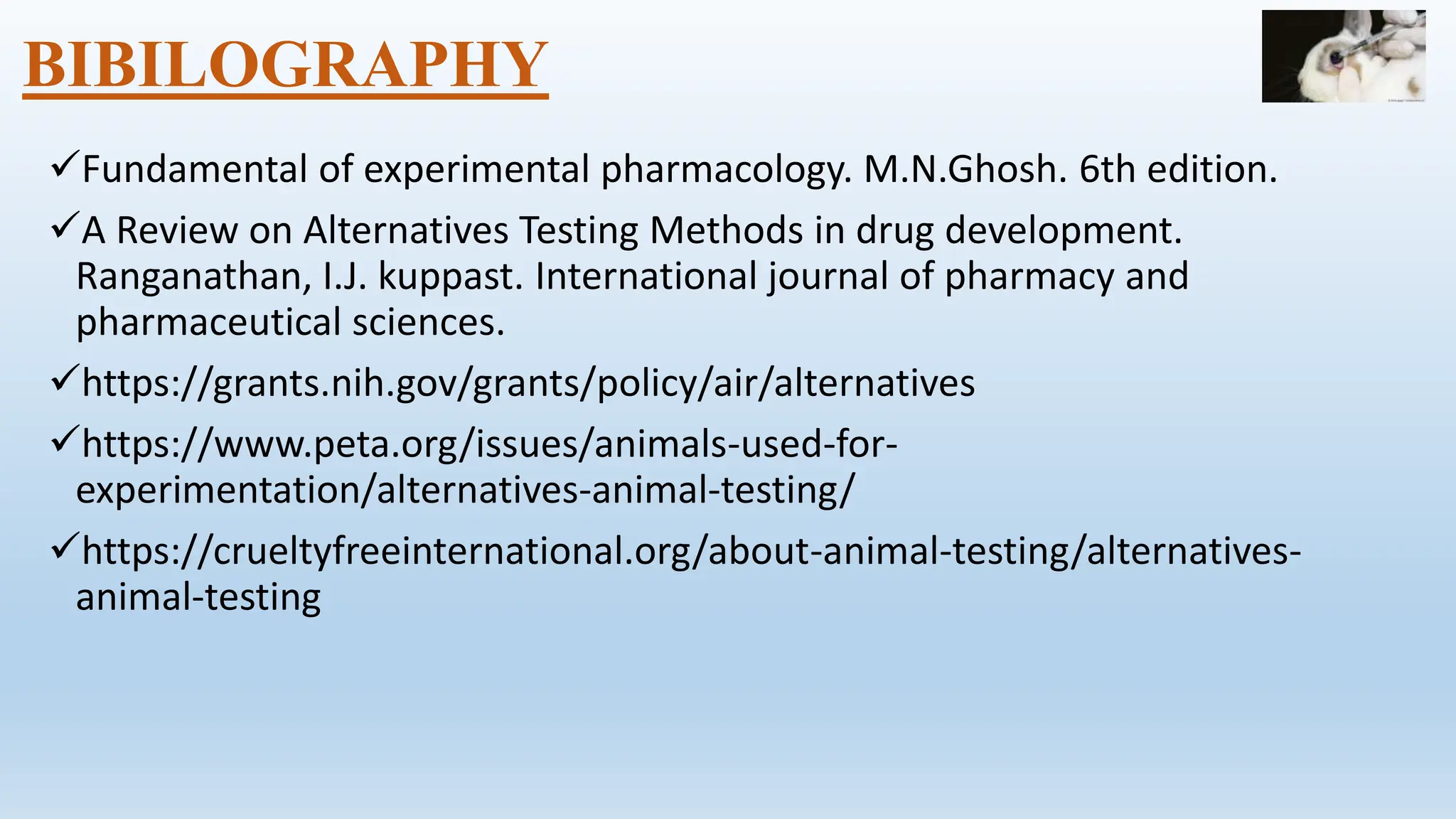 Alternatives to animal testing | PPTX