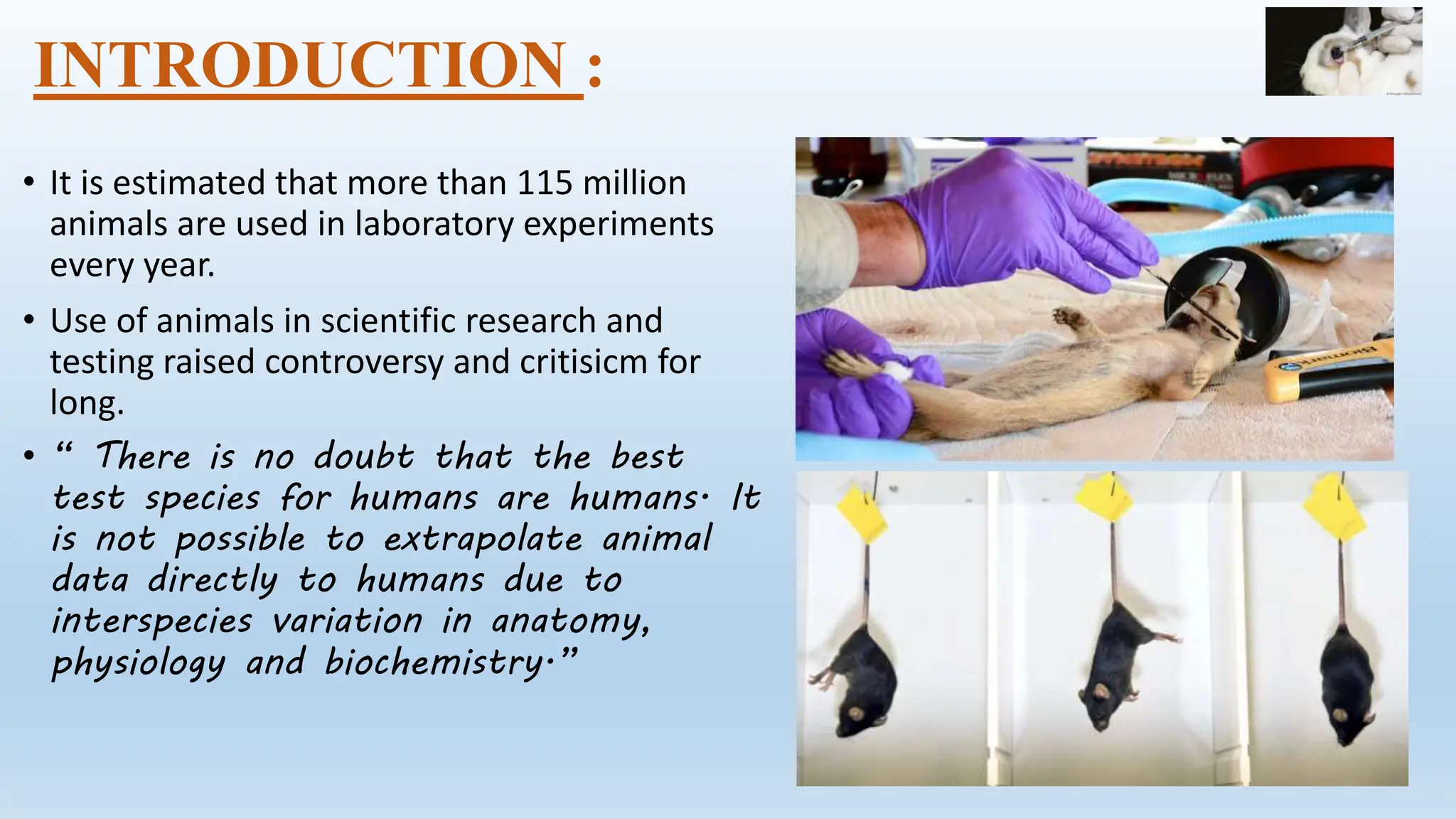 Alternatives to animal testing | PPTX