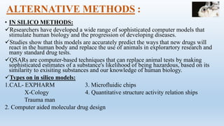 Alternatives to animal testing | PPTX