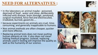 Alternatives to animal testing | PPTX