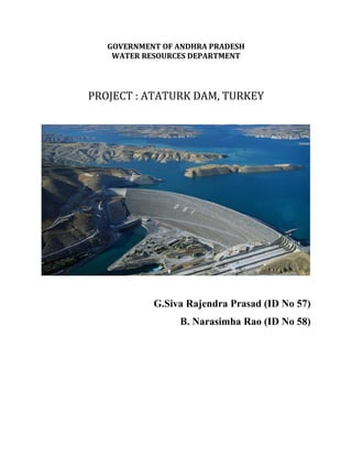 Ataturk dam report | DOC