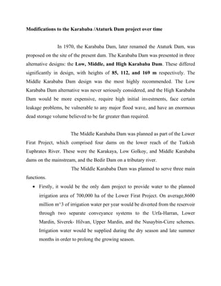 Ataturk dam report | DOC