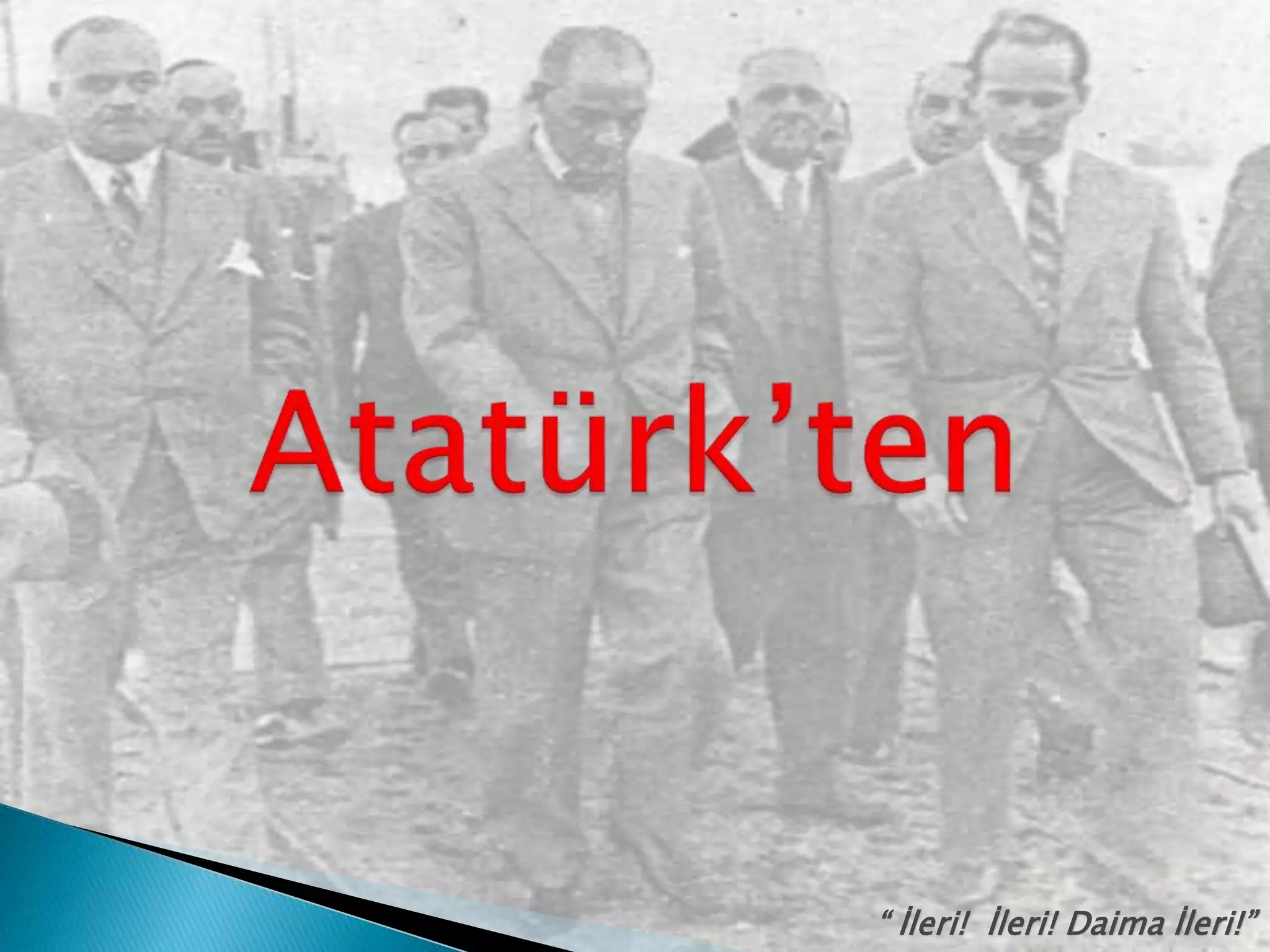 Ataturk ve cumhuriyetcilik dusuncesi | PPT