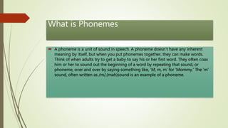 phonemes | PPTX