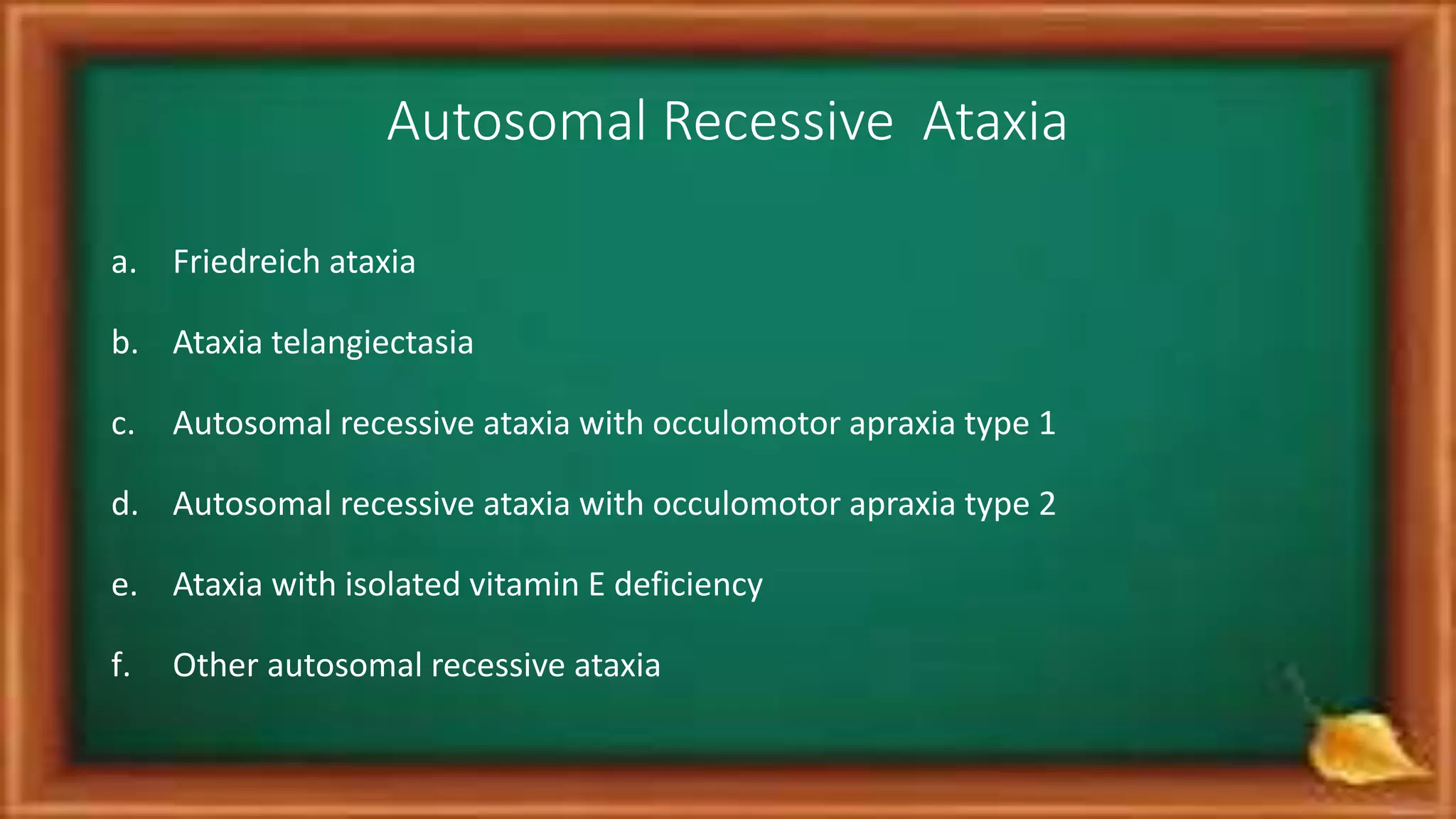 Cerebellar Ataxia | PPTX