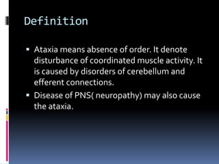 Ataxia | PPTX